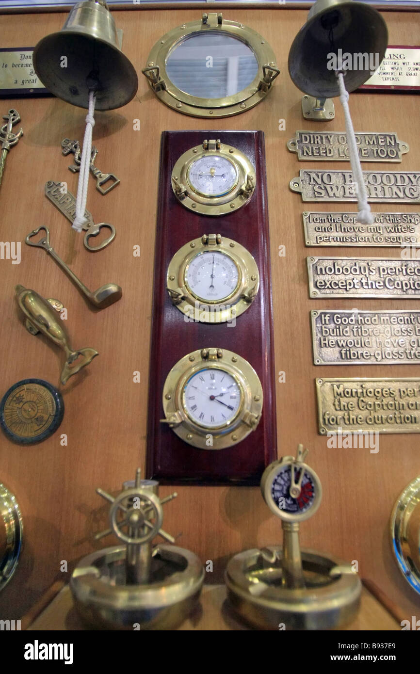 Pleasure boats and yachts on display at the international Boat Show ...