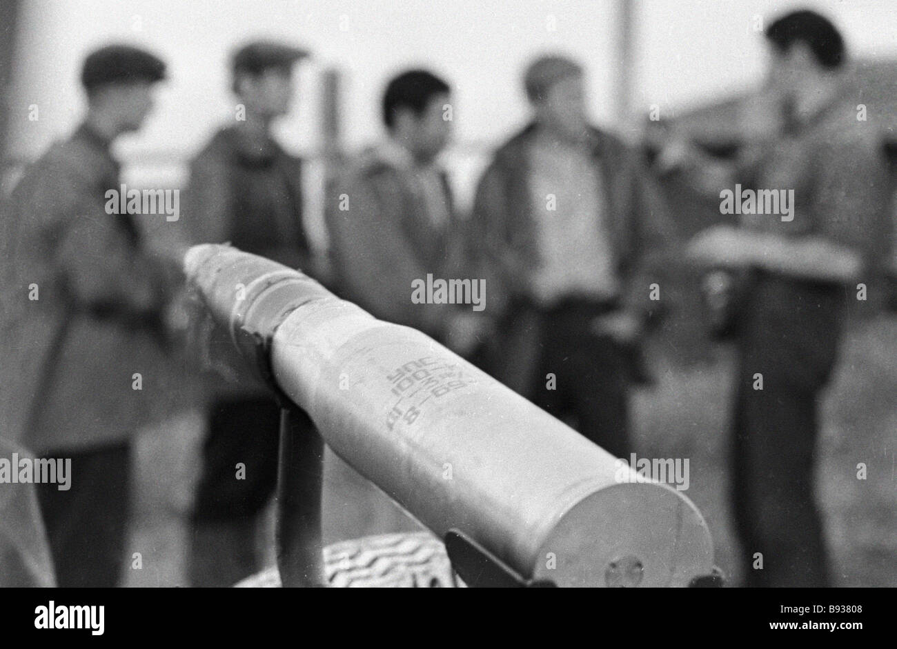 A splinterless shell used by hail guard units Stock Photo - Alamy