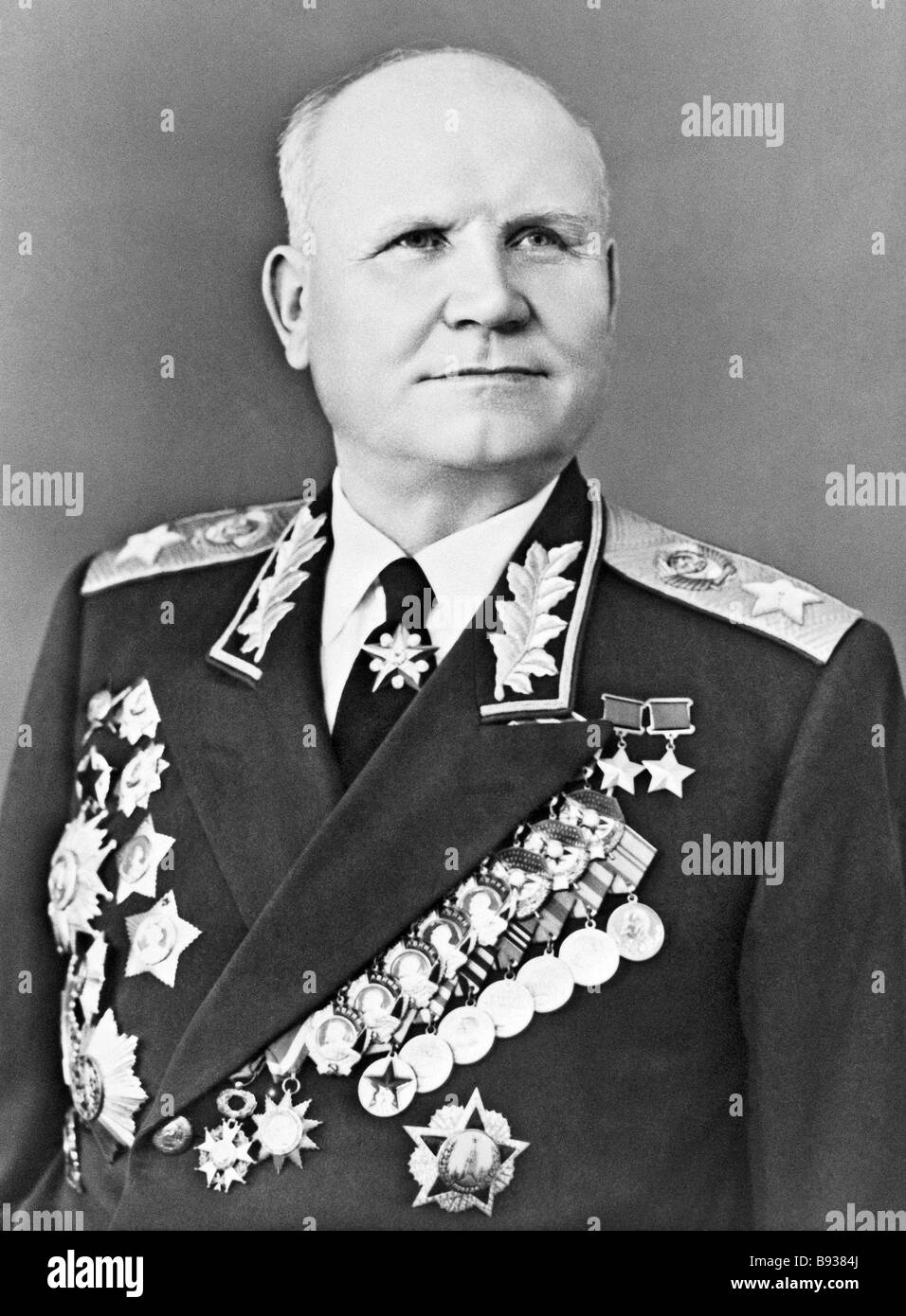 Ivan S Konev Marshal of the Soviet Union 1897 1973 Stock Photo - Alamy