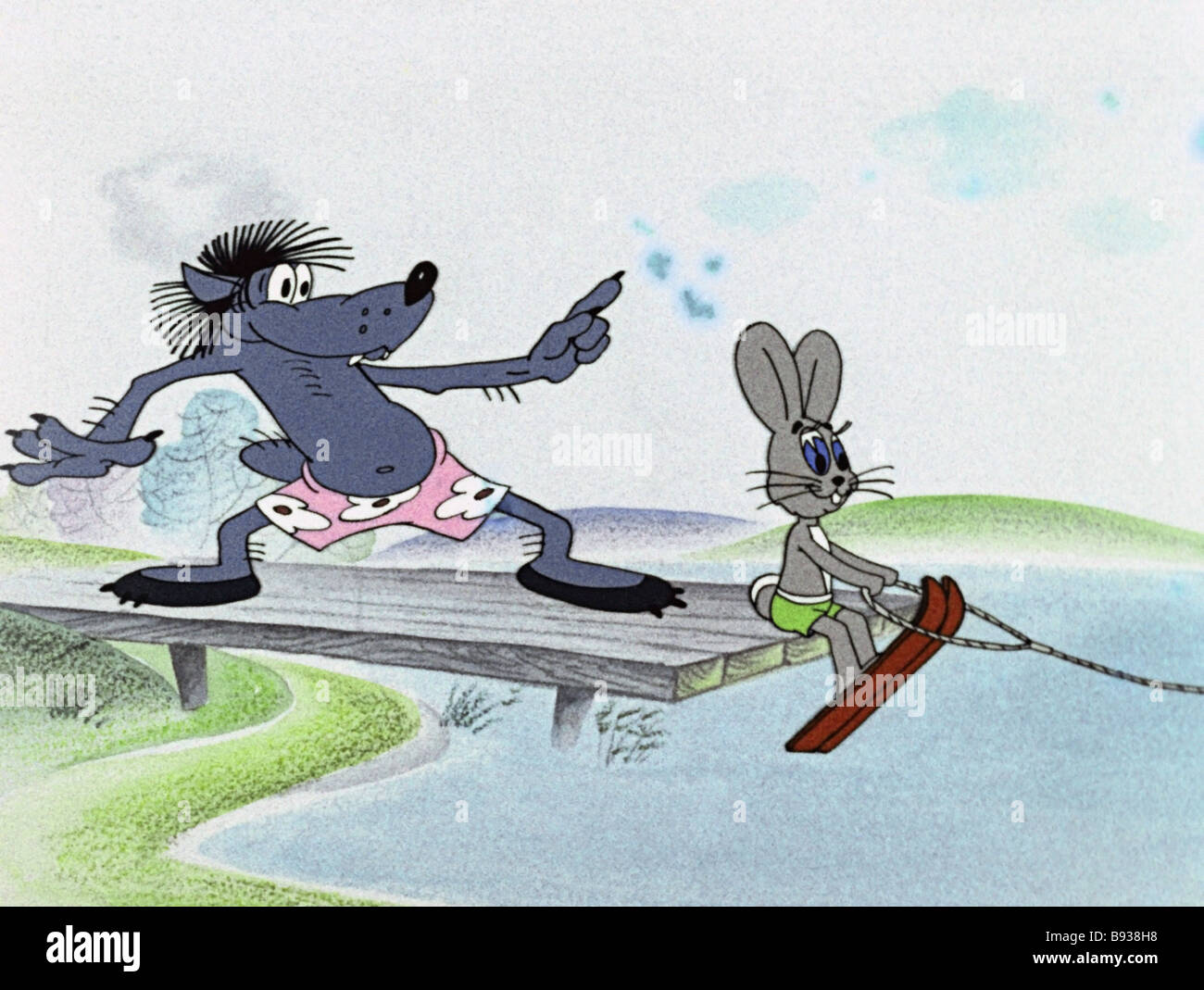 Still from part five of animated cartoon Just You Wait released in 1972 ...