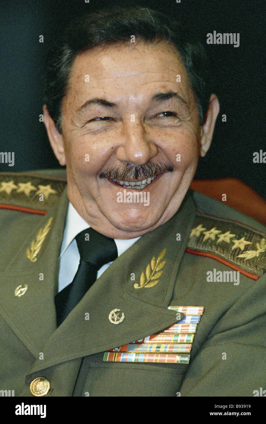 Minister of the Cuban revolutionary armed forces Army General Raul ...