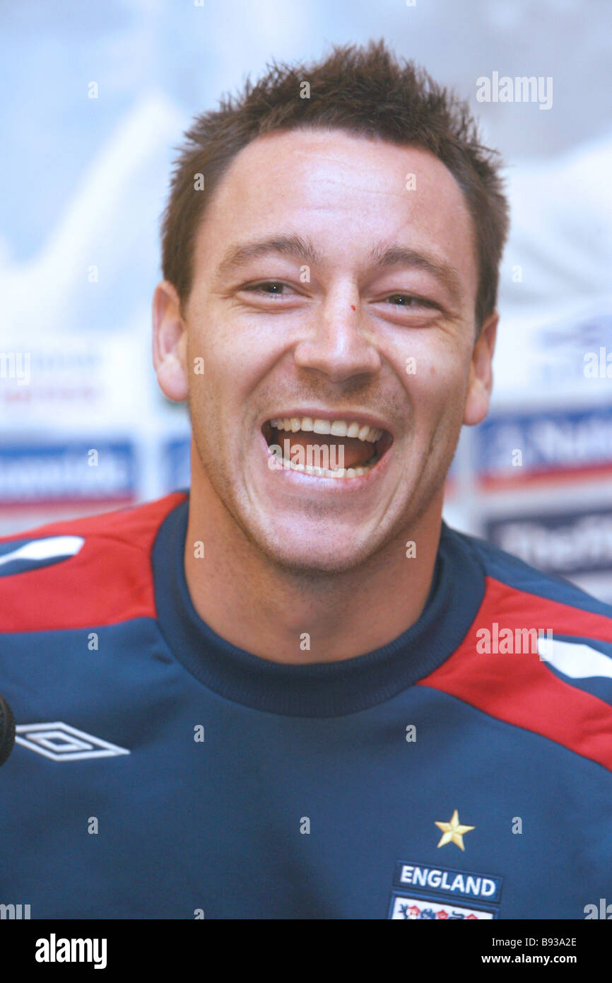 John Terry a defender of the England national football team during a ...