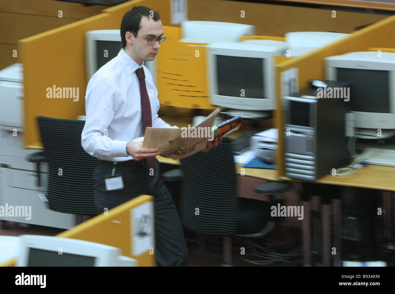 Moscow Interbank Currency Exchange MICEX Stock Photo - Alamy