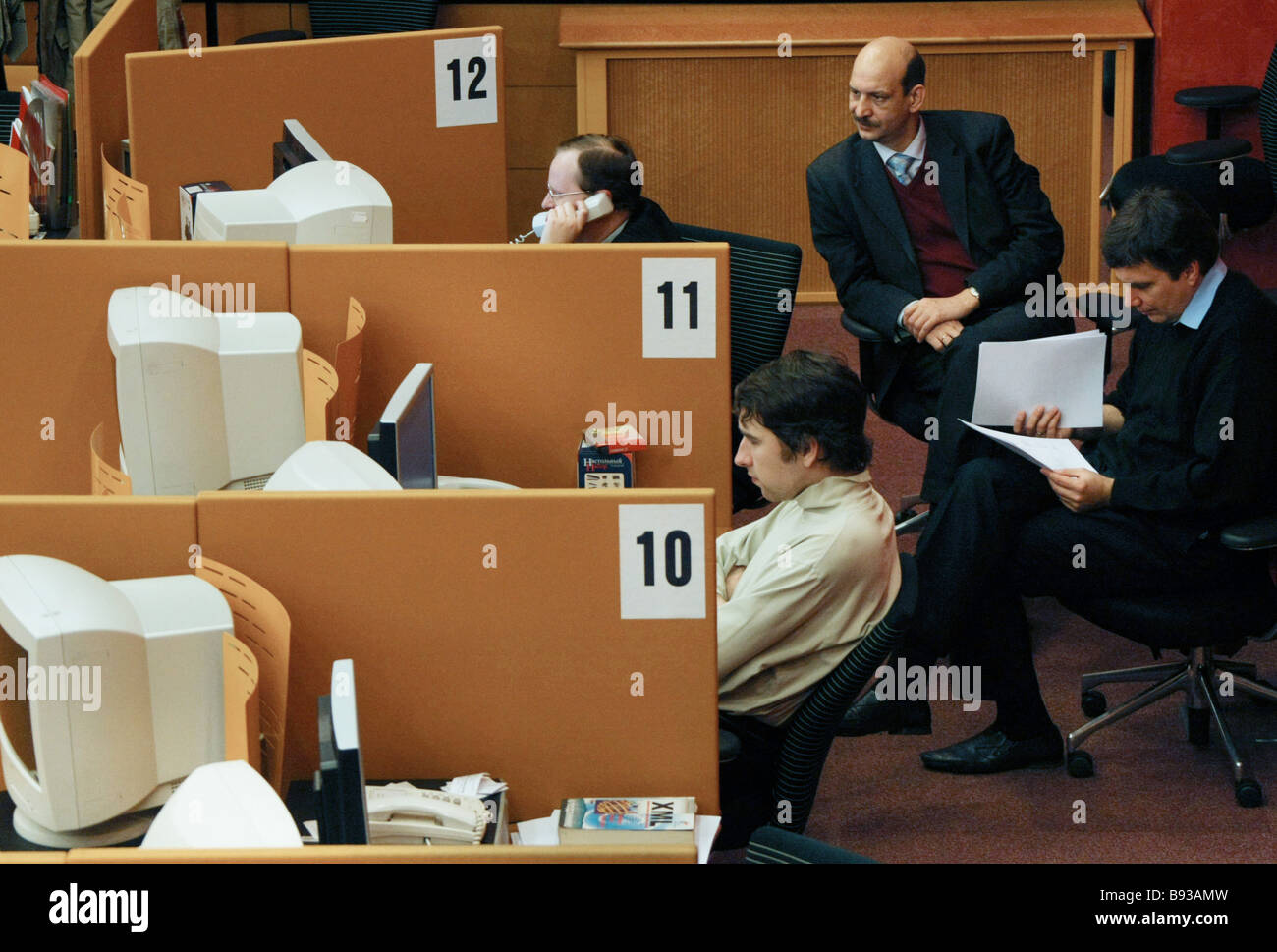 Moscow Interbank Currency Exchange MICEX Stock Photo - Alamy