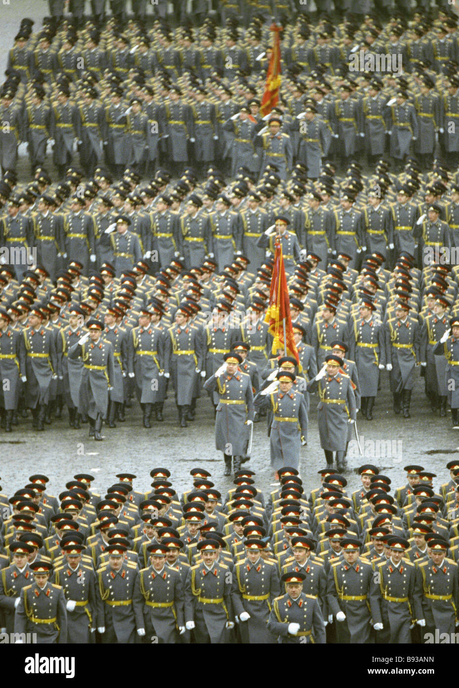 Military parade in the Red square Stock Photo - Alamy