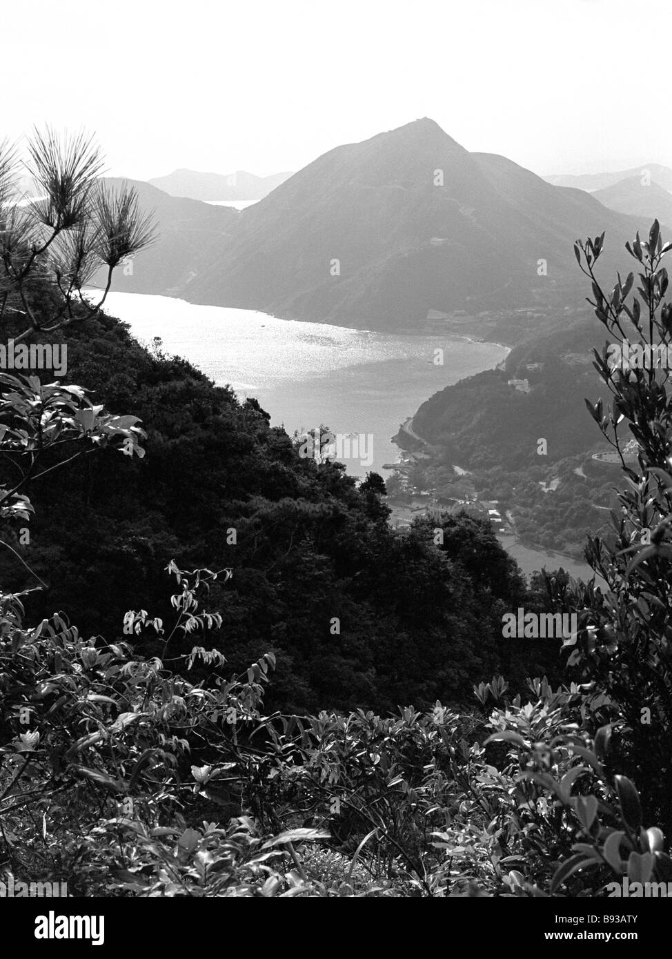 Bay from above Black and White Stock Photos & Images - Alamy