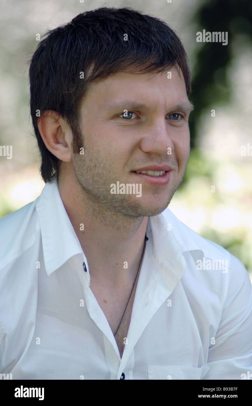 Ivan Sayenko a striker for the Russian national football team Stock ...