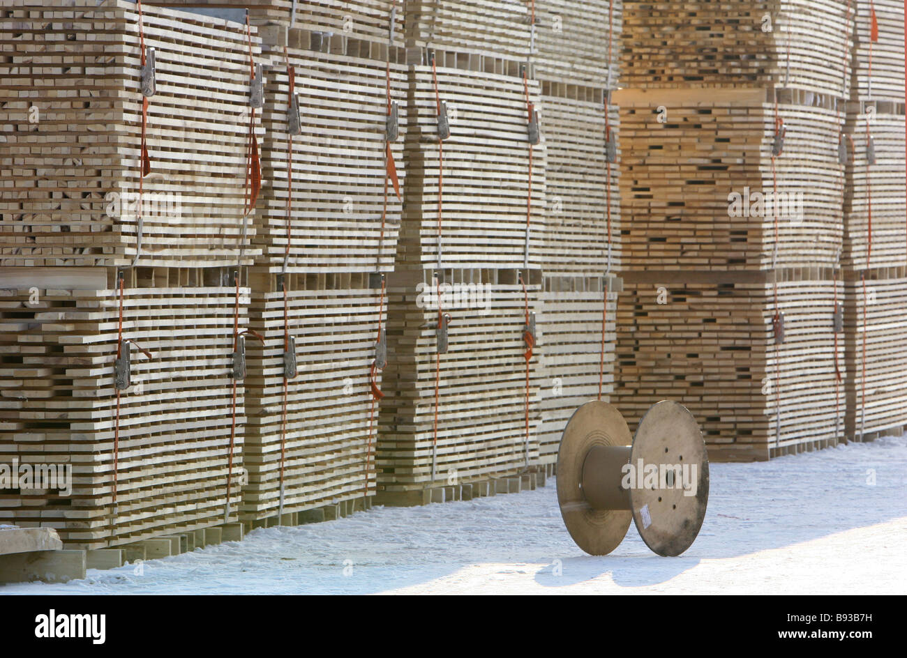 Finished produce of AVA Company Siberia s largest timber processing ...
