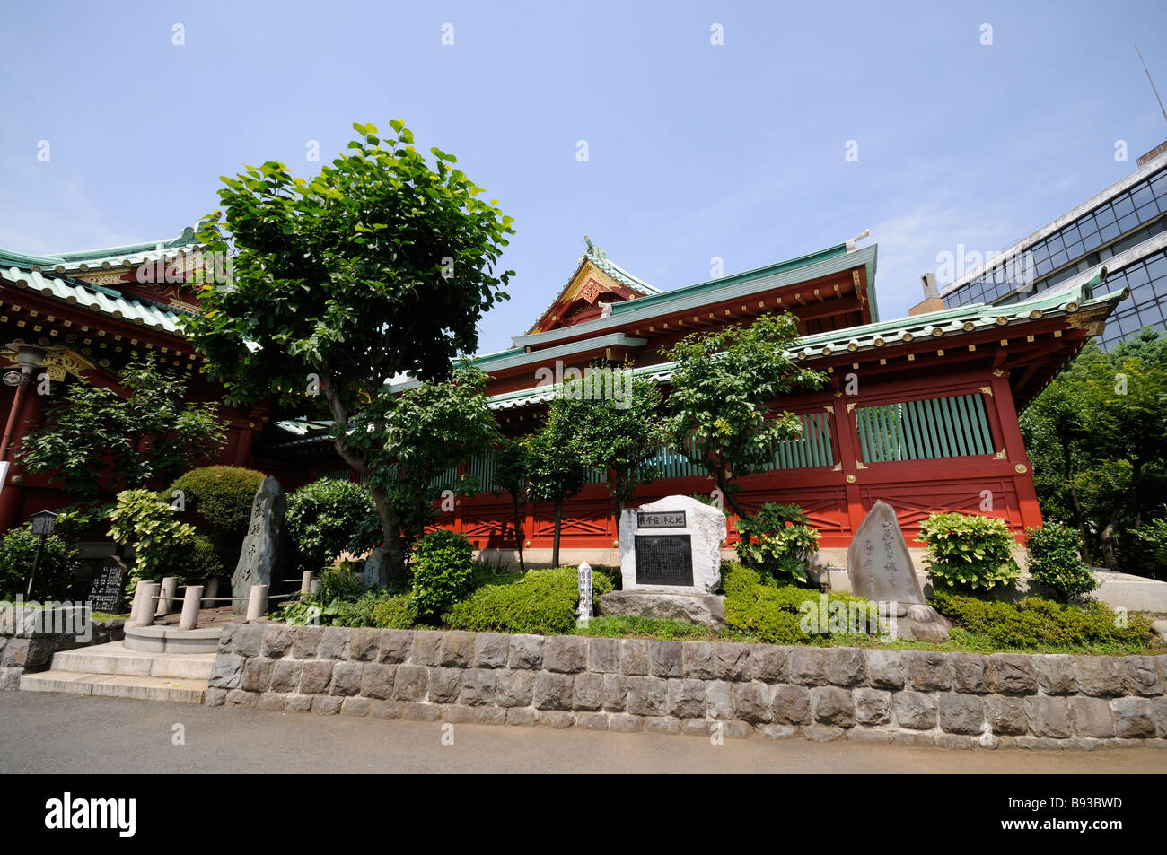 Kanda Myojin complex (aka Kanda Shinto Shrine). Chiyoda district. Tokyo ...
