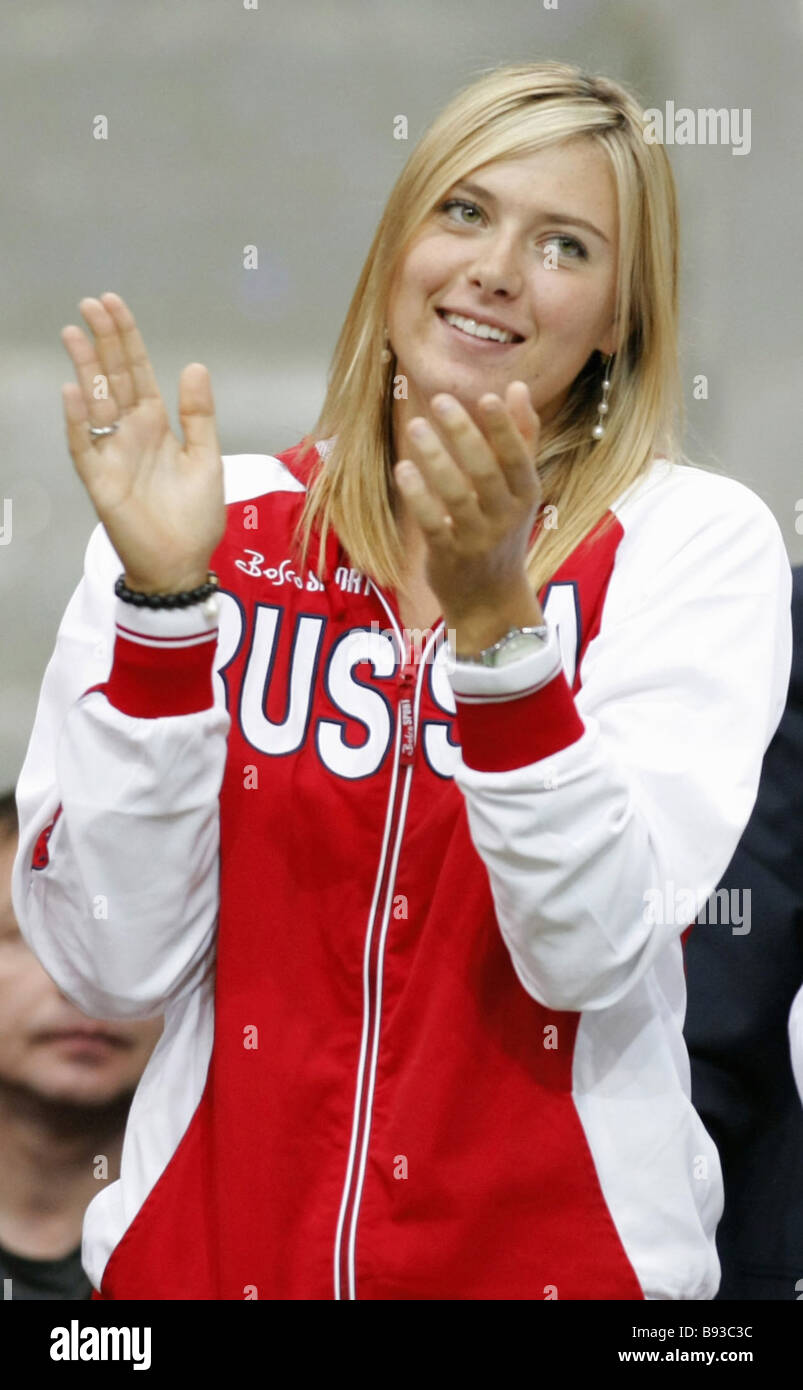Maria Sharapova is now ranked No 4 in the world Stock Photo - Alamy