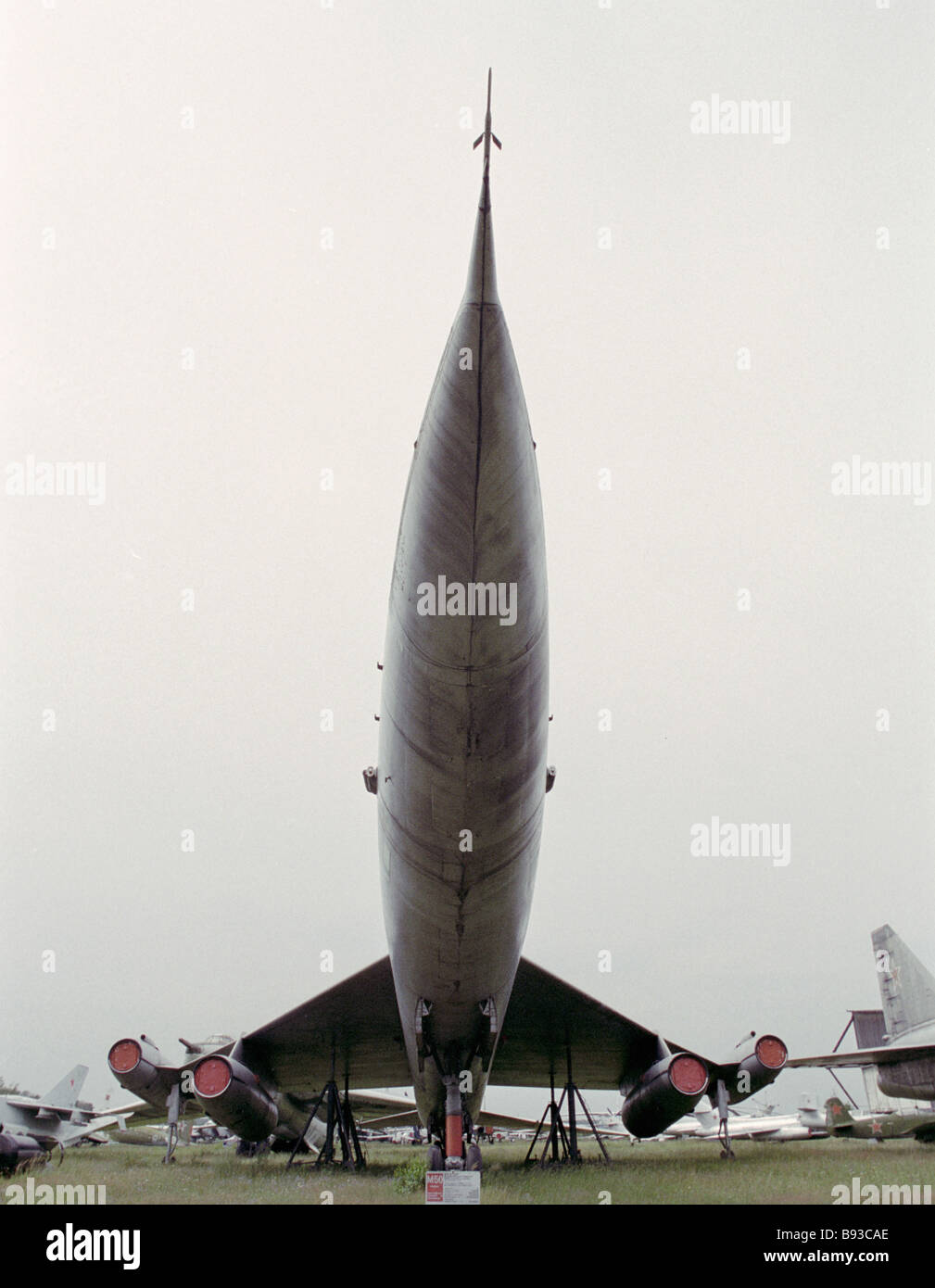 The M 50 giant aircraft designed by Vladimir Myasishchev Stock Photo ...