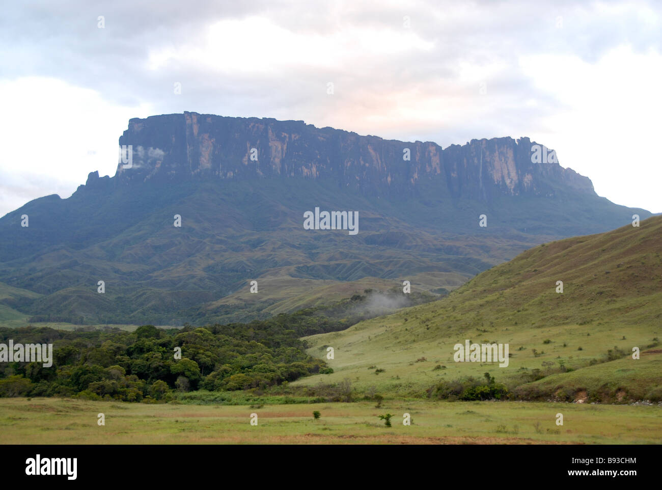 Mount Roriama on the first day of the Roraima summit trek Venezuela ...