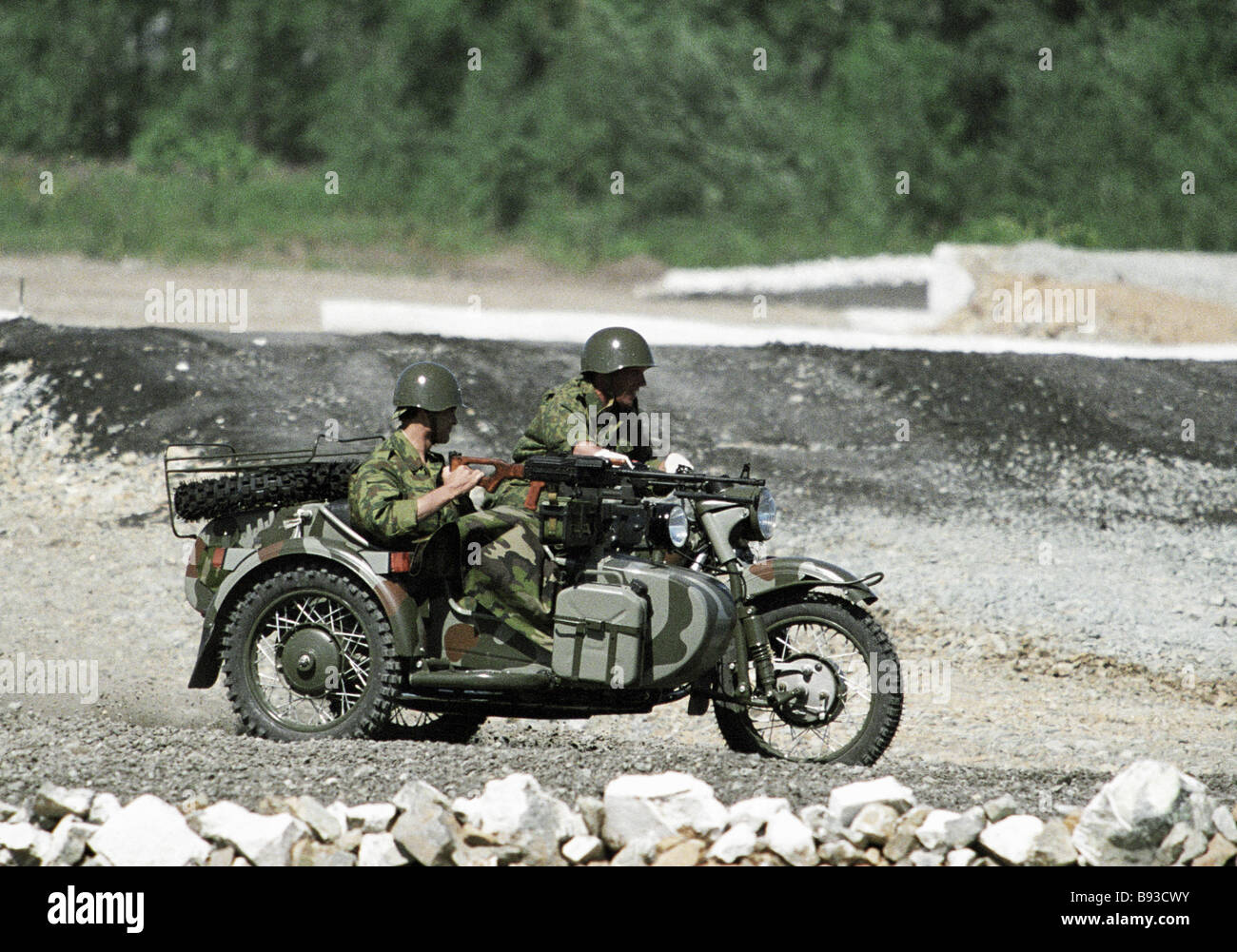 Ural motorcycle at the second Ural arms exhibition Stock Photo - Alamy