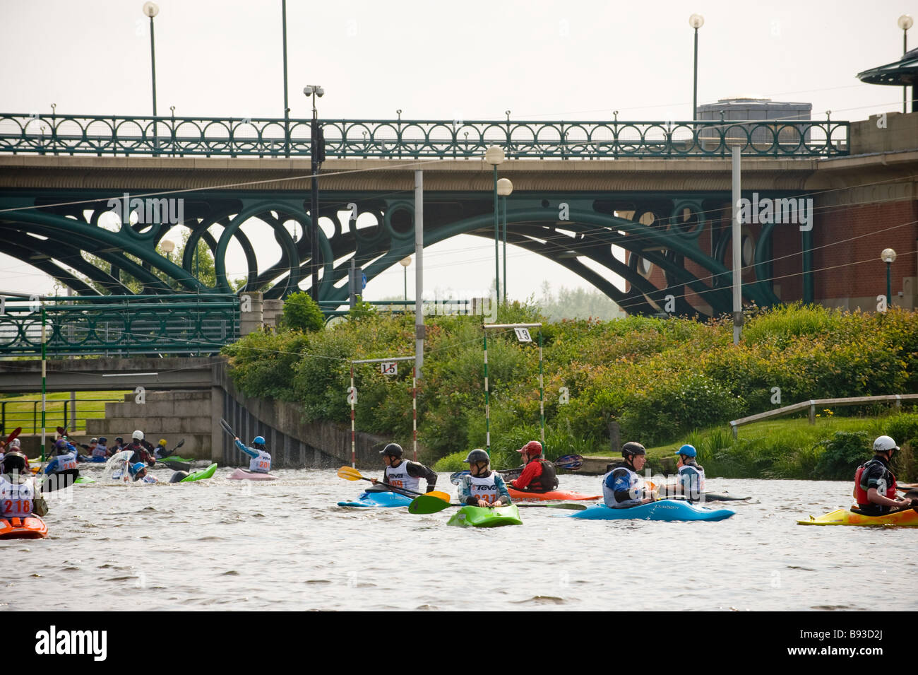 Kayak training Tees Barrage International White Water Centre with Tees ...