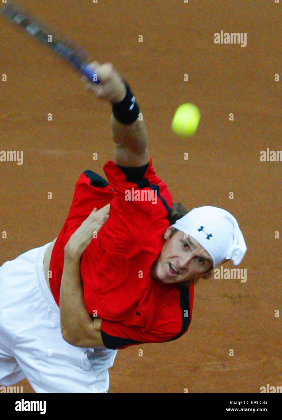 Russia s Igor Andreev photo defeated Thomas Haas in the Russia Germany ...