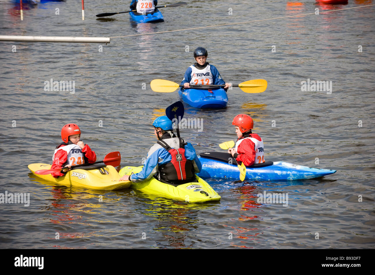 Whitewater kayak group hi-res stock photography and images - Alamy