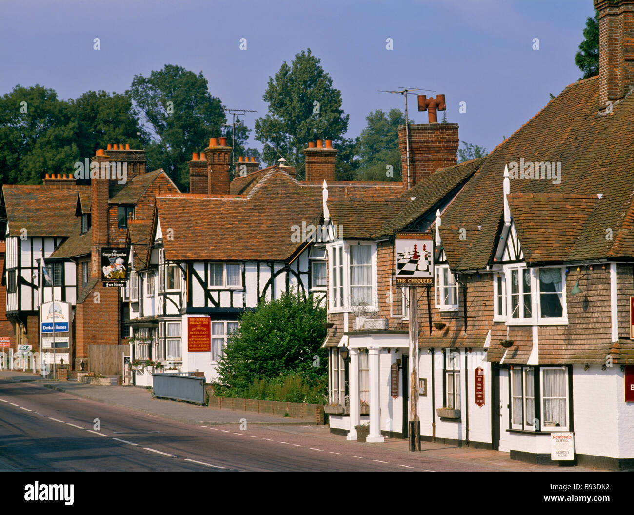 Lamberhurst main street Kent England Stock Photo - Alamy