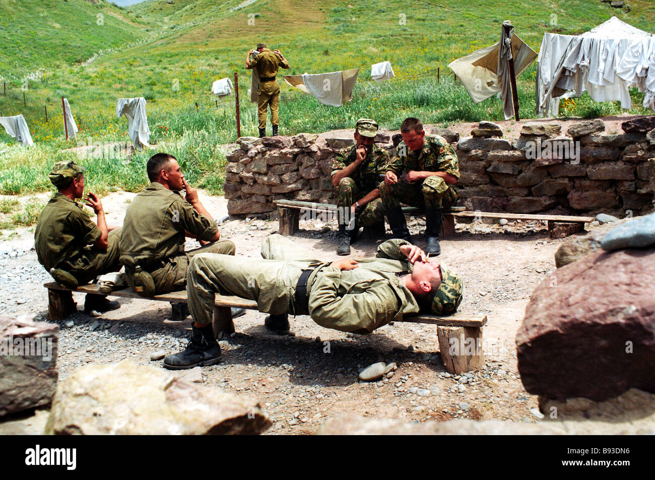 Tajikistan Reinforcement group of Motor Rifle Division 201 of the ...