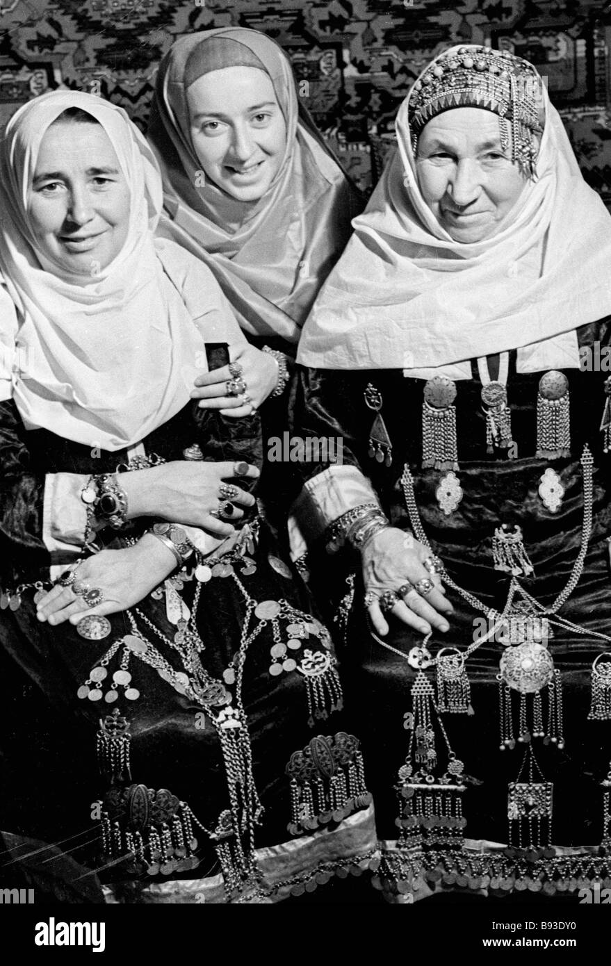 A folklore dance outfit from Akusha village Stock Photo - Alamy