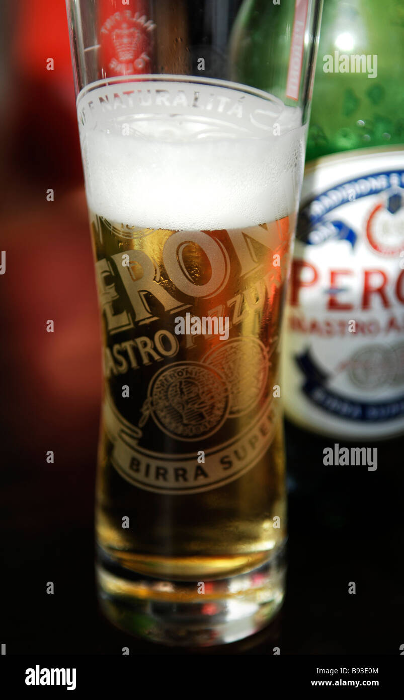 Peroni lager beer hi-res stock photography and images - Alamy