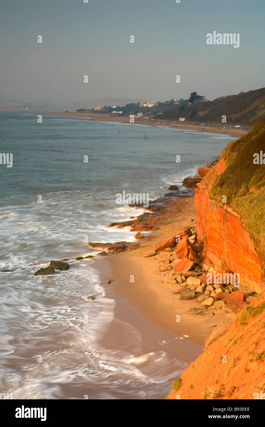 Red sandstone cliffs in uk hi-res stock photography and images - Alamy
