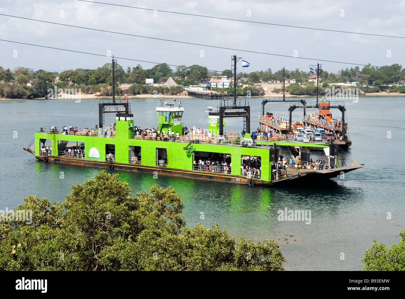 At the Mombasa ferry Kenya Stock Photo - Alamy