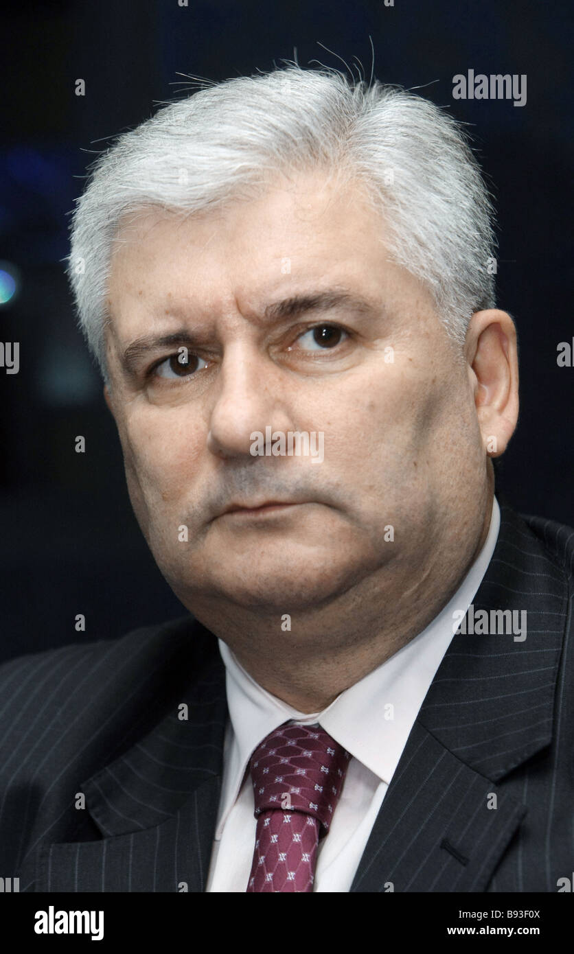 Sergei Ulin the vice president of the Russian diamond company Alrosa at ...