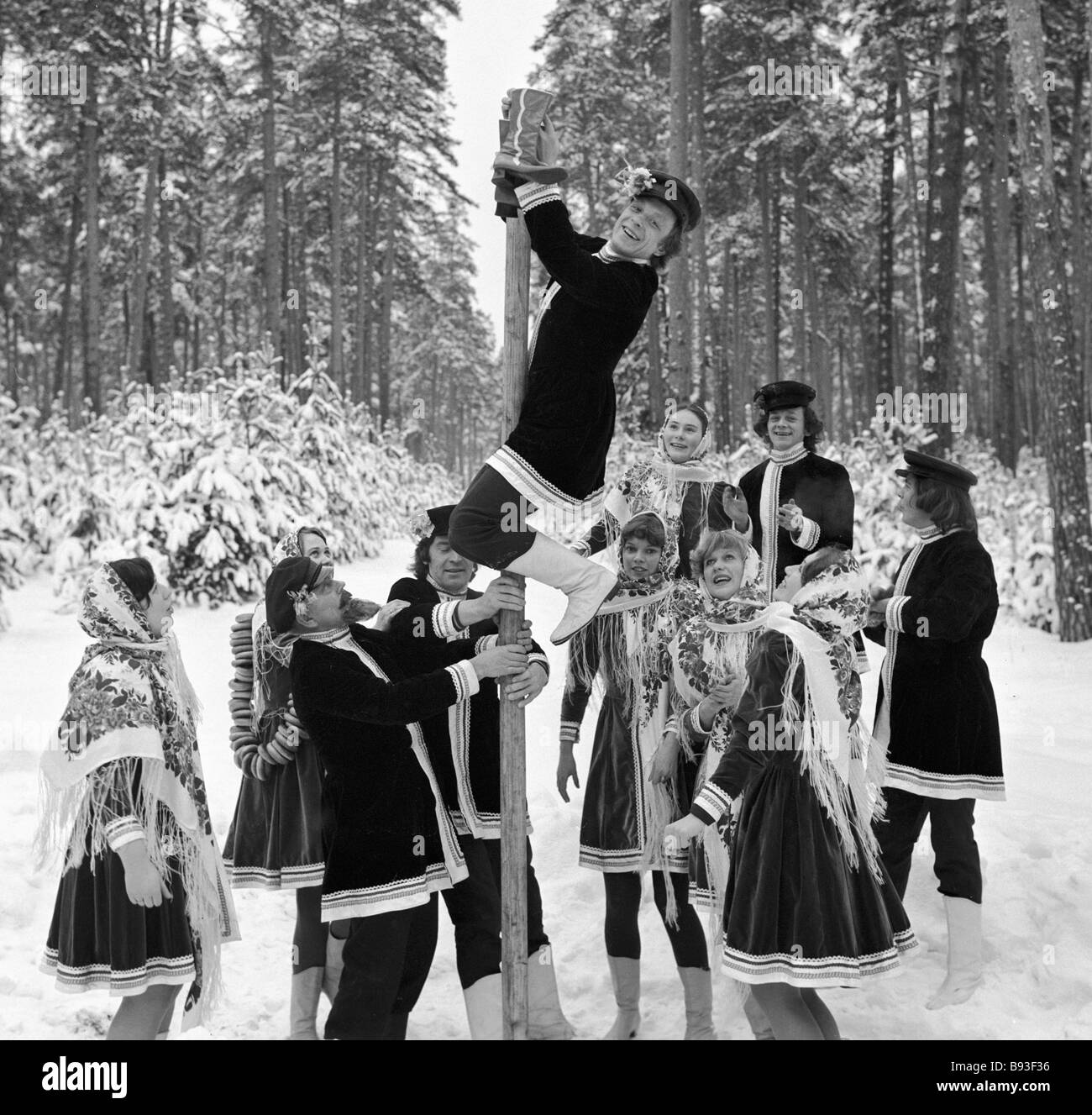 Gus Khrustalny saying goodbye to Russian winter Stock Photo - Alamy