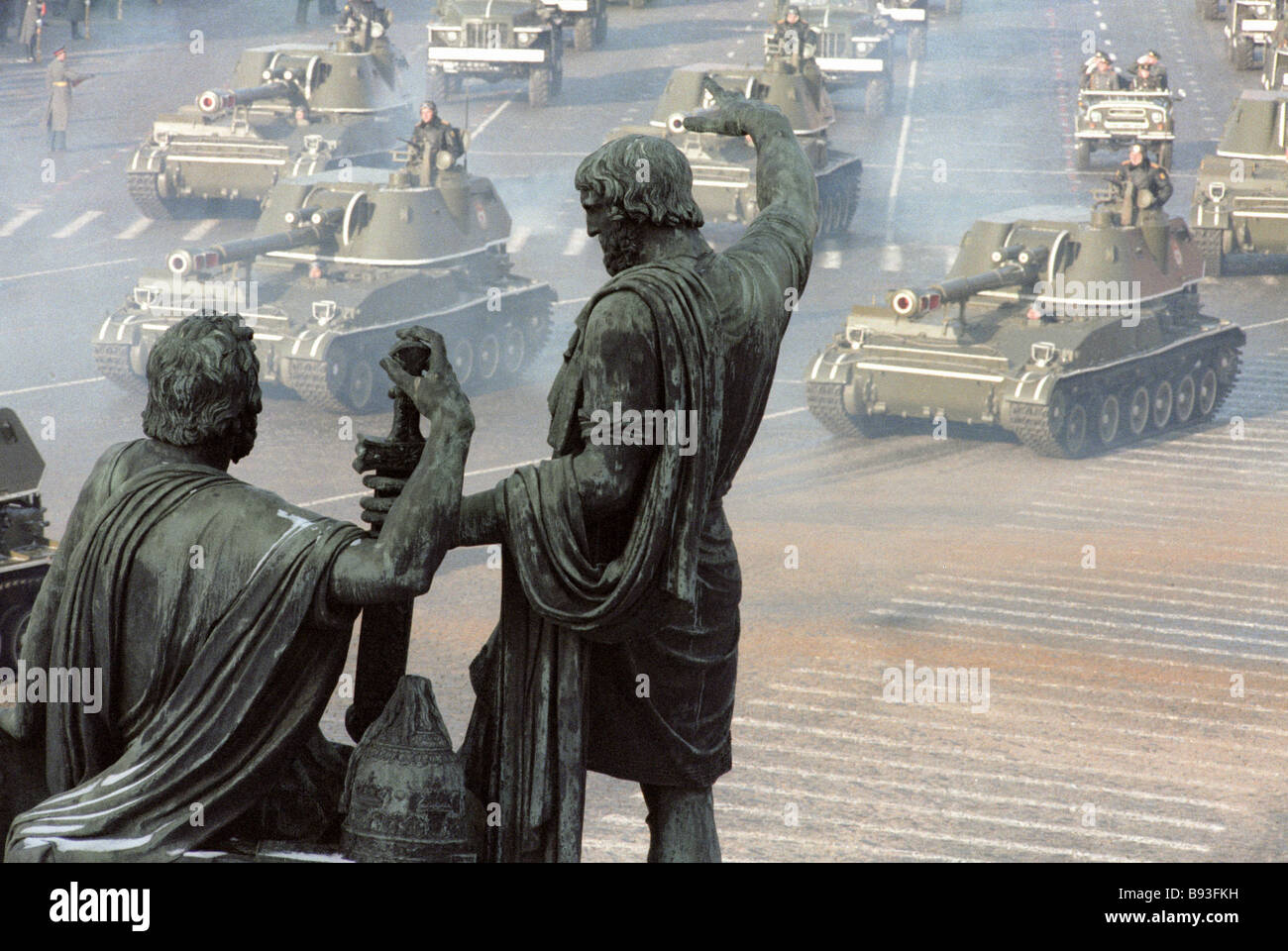 Military parade on Red Square Stock Photo - Alamy