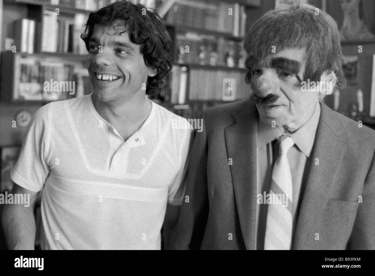 Arkady Raikin right Lenin Prize winner Hero of Socialist Labor and ...
