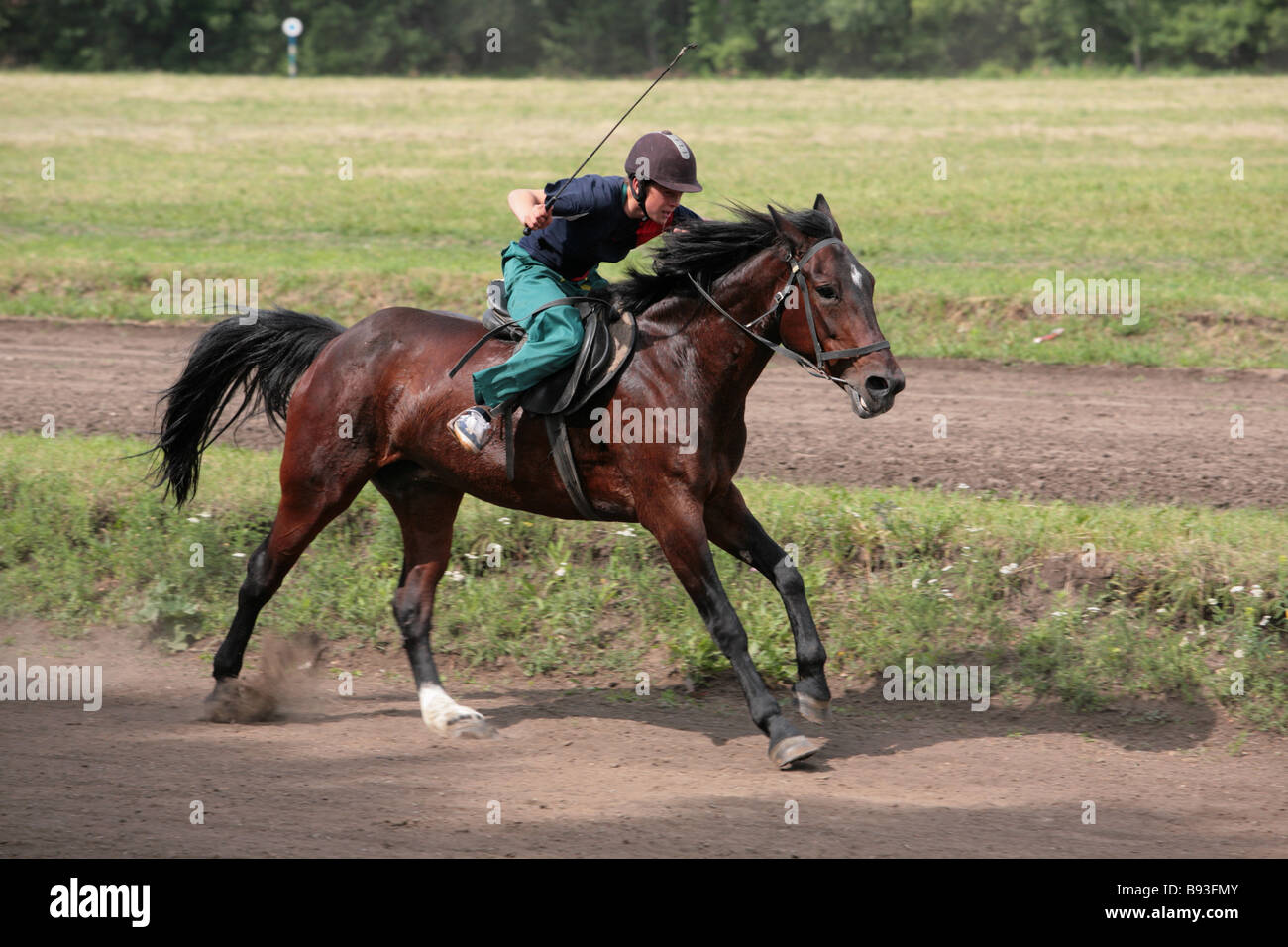 Horsemen ride equestrian arena hi-res stock photography and images - Alamy