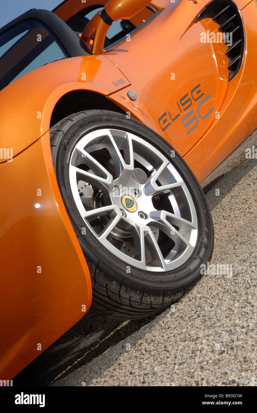 Lotus Elise SC Supercharged mid engine sports car Stock Photo - Alamy