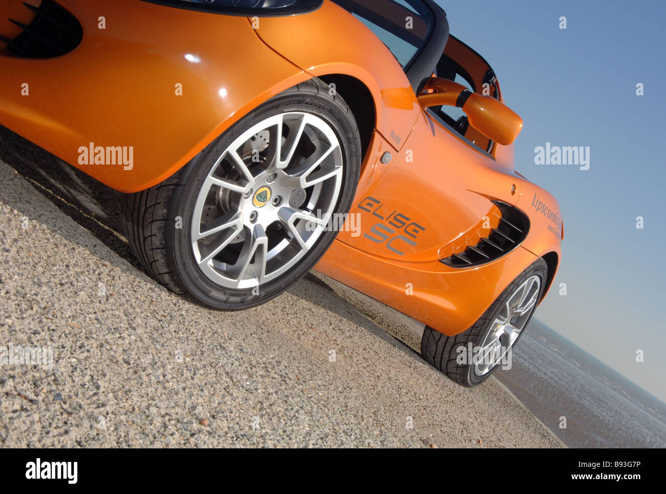 Lotus Elise SC Supercharged mid engine sports car Stock Photo - Alamy