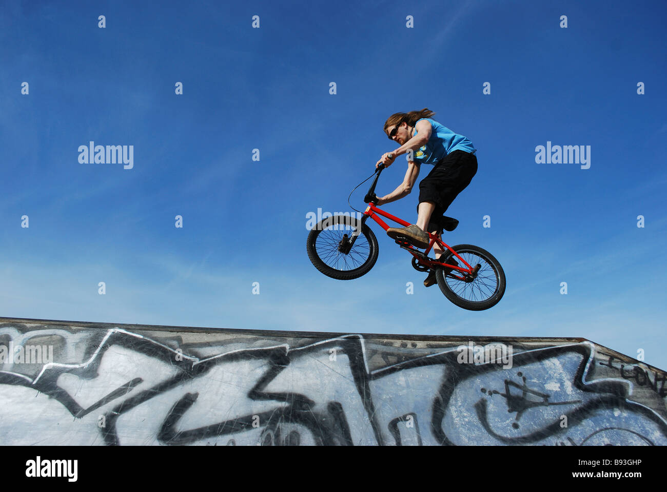 Jumping bicycle hi-res stock photography and images - Alamy