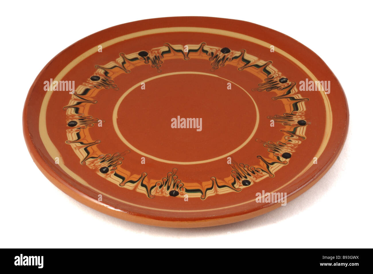 Colorful East European Traditional Pottery Stock Photo - Alamy