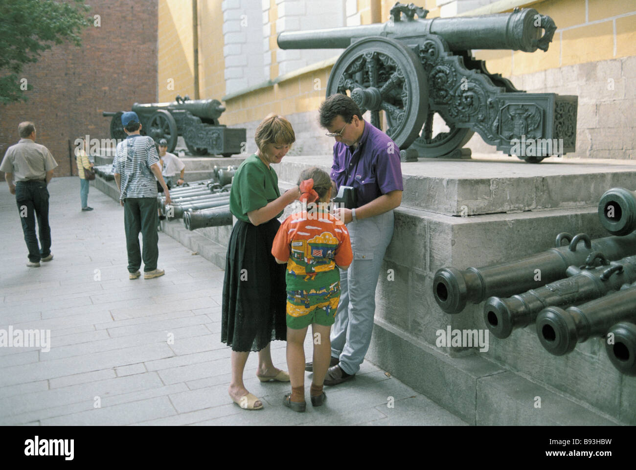 Ancient guns of the Moscow Kremlin Stock Photo - Alamy