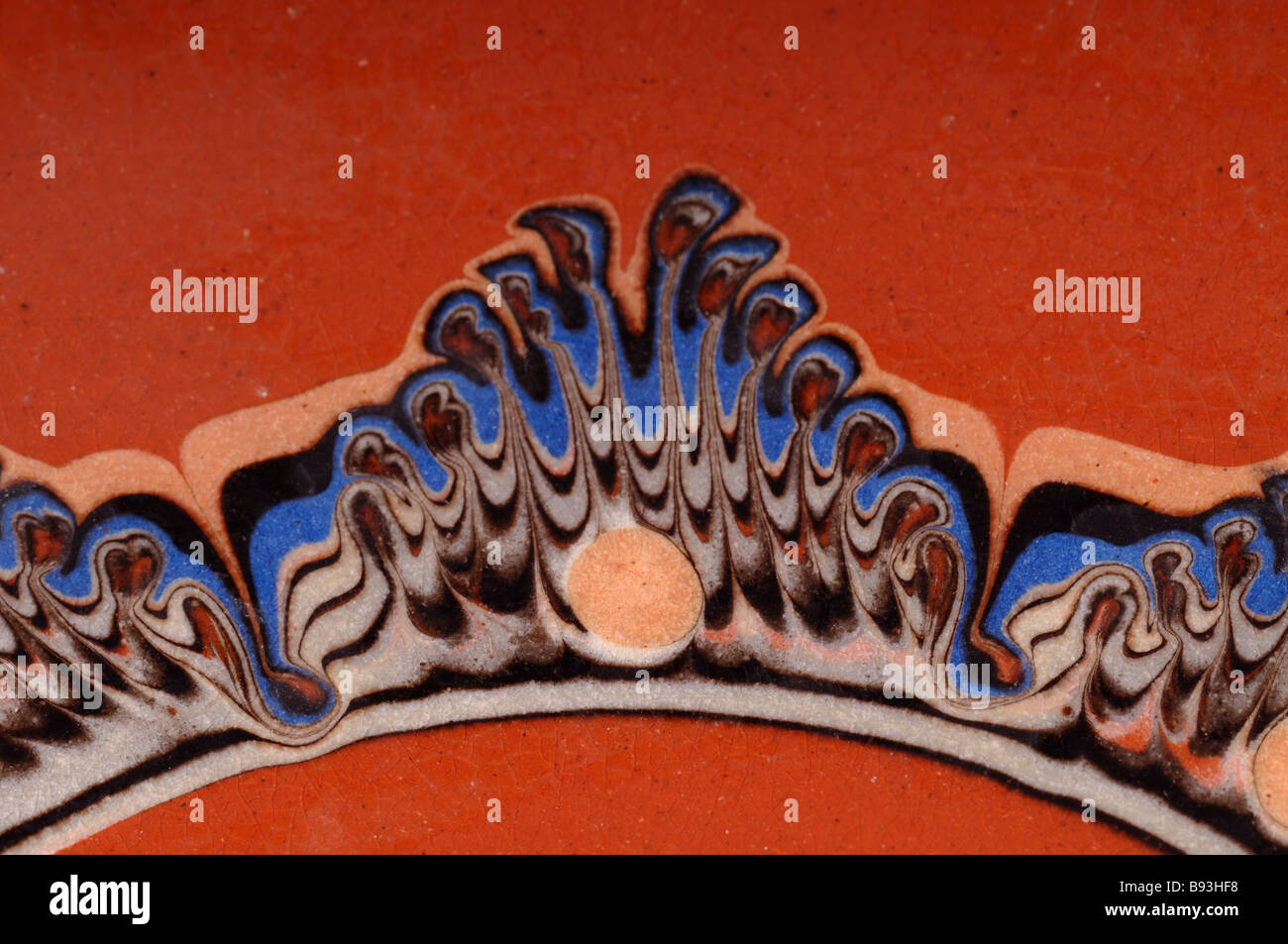 Colorful East European Traditional Pottery Stock Photo - Alamy