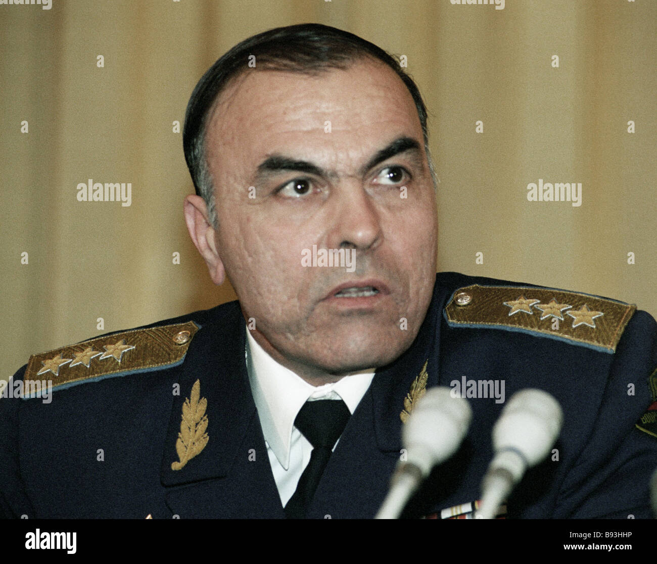 Commander of Air Defense Troops Colonel General Victor Prudnikov Stock Photo - Alamy