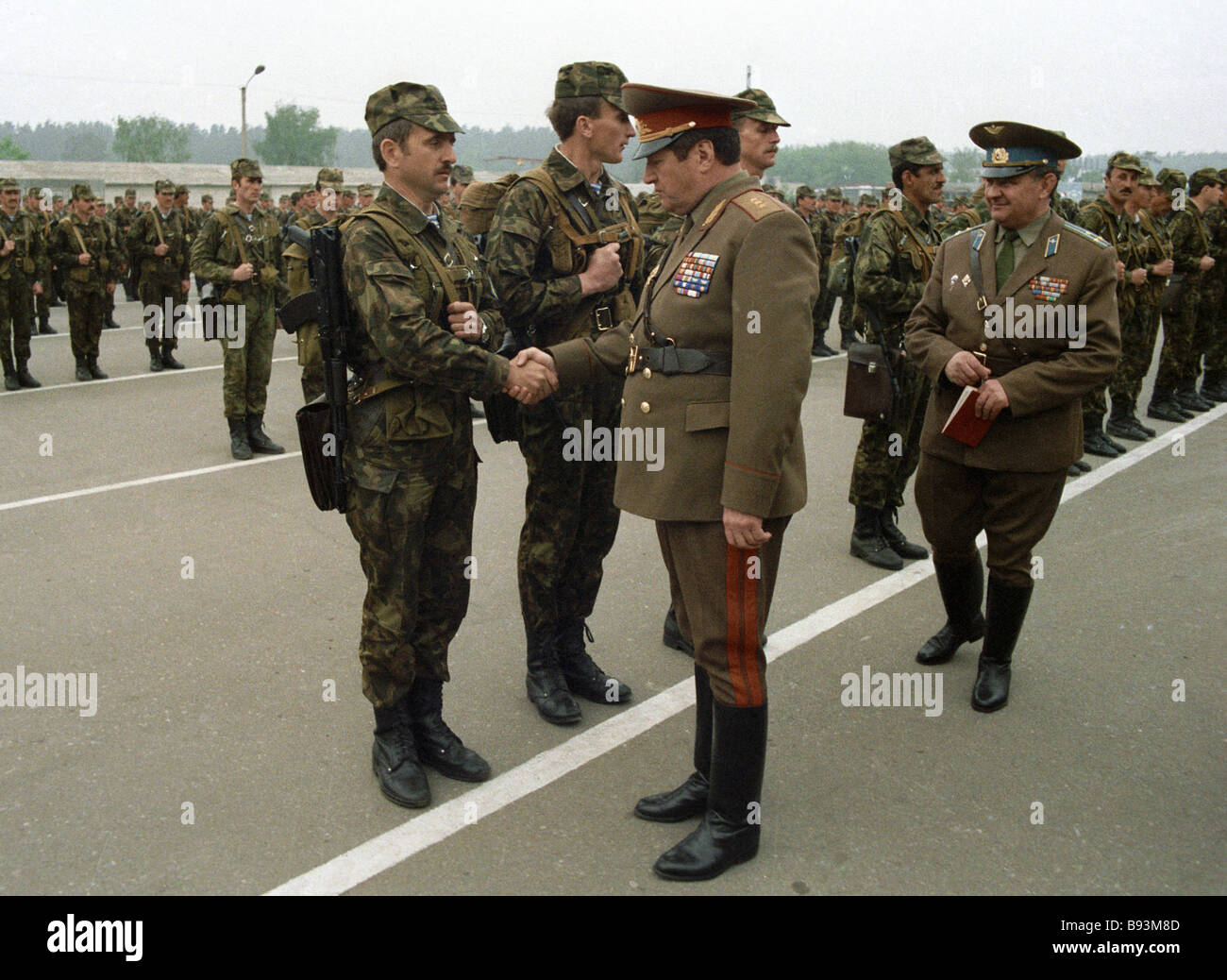 Soviet Deputy Defense Minister Colonel general Vladislav Achalov on an ...