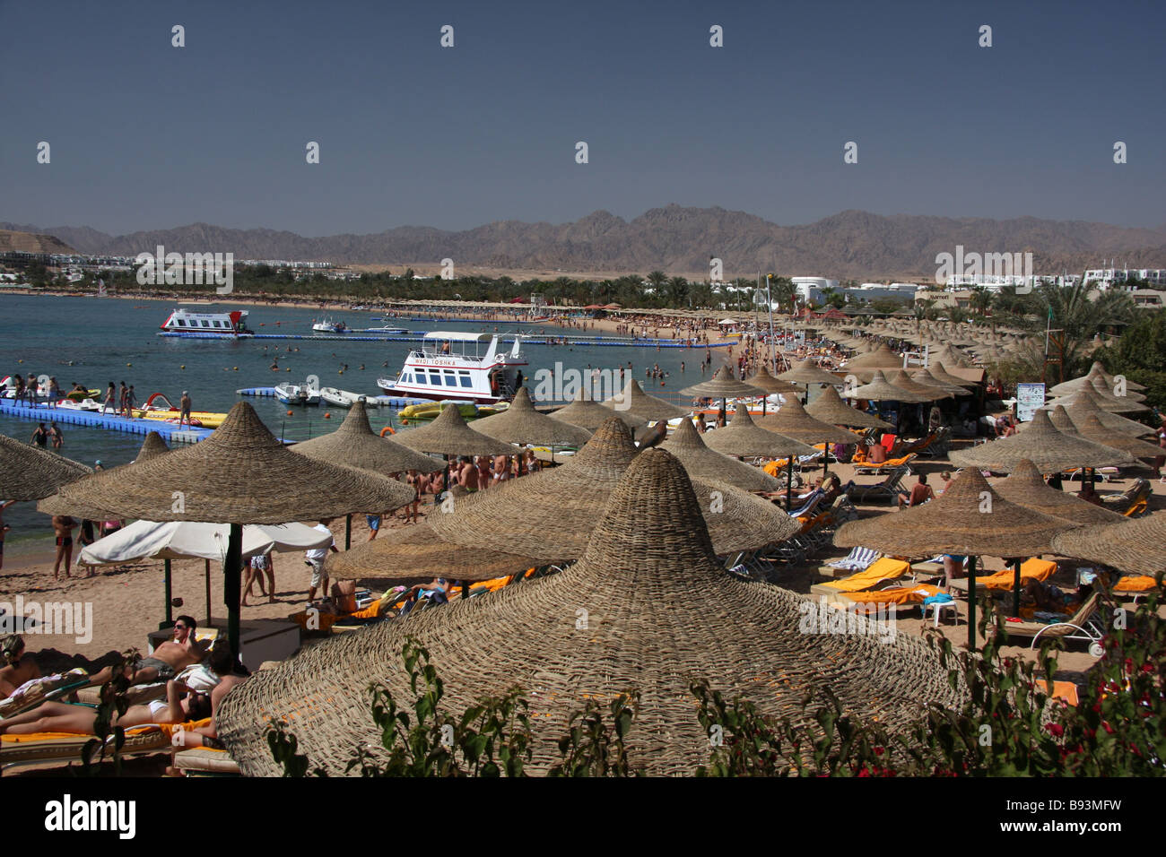 Beach at Naama Bay, Sharm El Sheikh, Egypt Stock Photo - Alamy