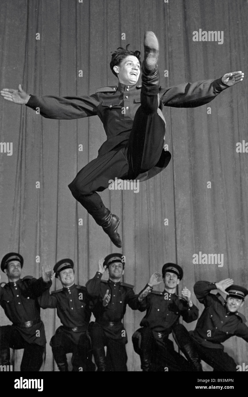 The A Alexandrov Song and Dance Ensemble of the Soviet Army performing ...