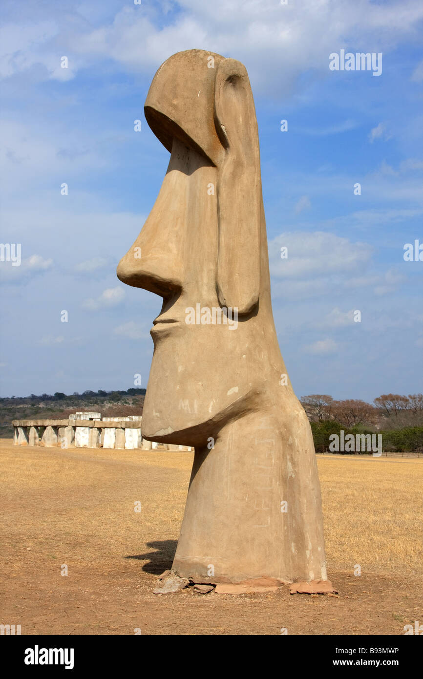 Replica easter island moai statue hi-res stock photography and images ...