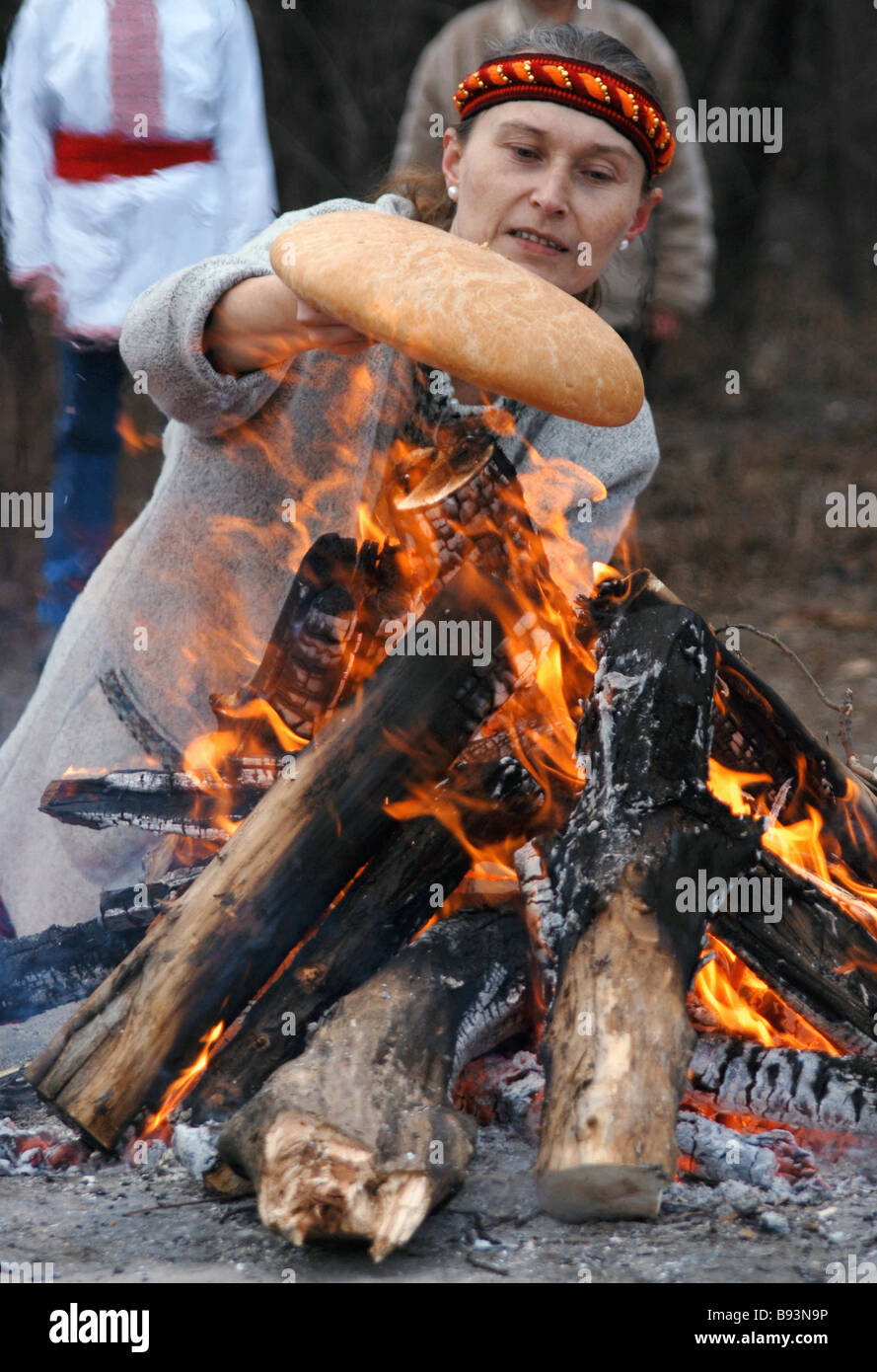 Rodnover neo pagans celebrated the festival of Veles the Slav deity of ...