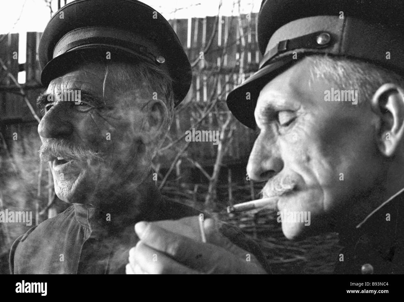Old Cossacks of Veshenskaya Stock Photo - Alamy