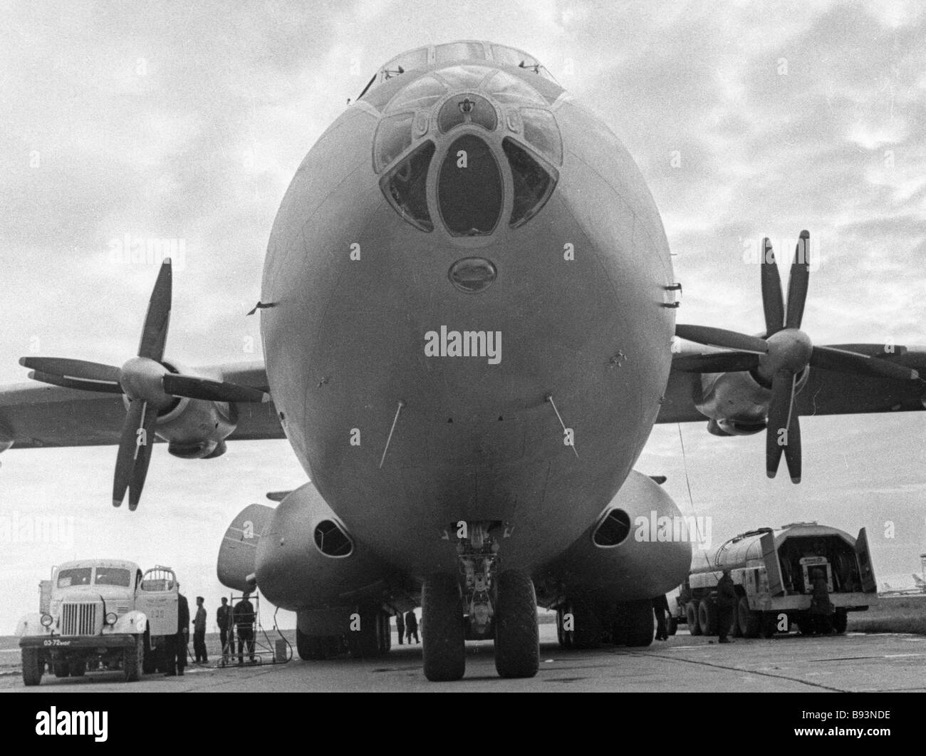 Antonov An 22 Cock cargo plane Stock Photo - Alamy