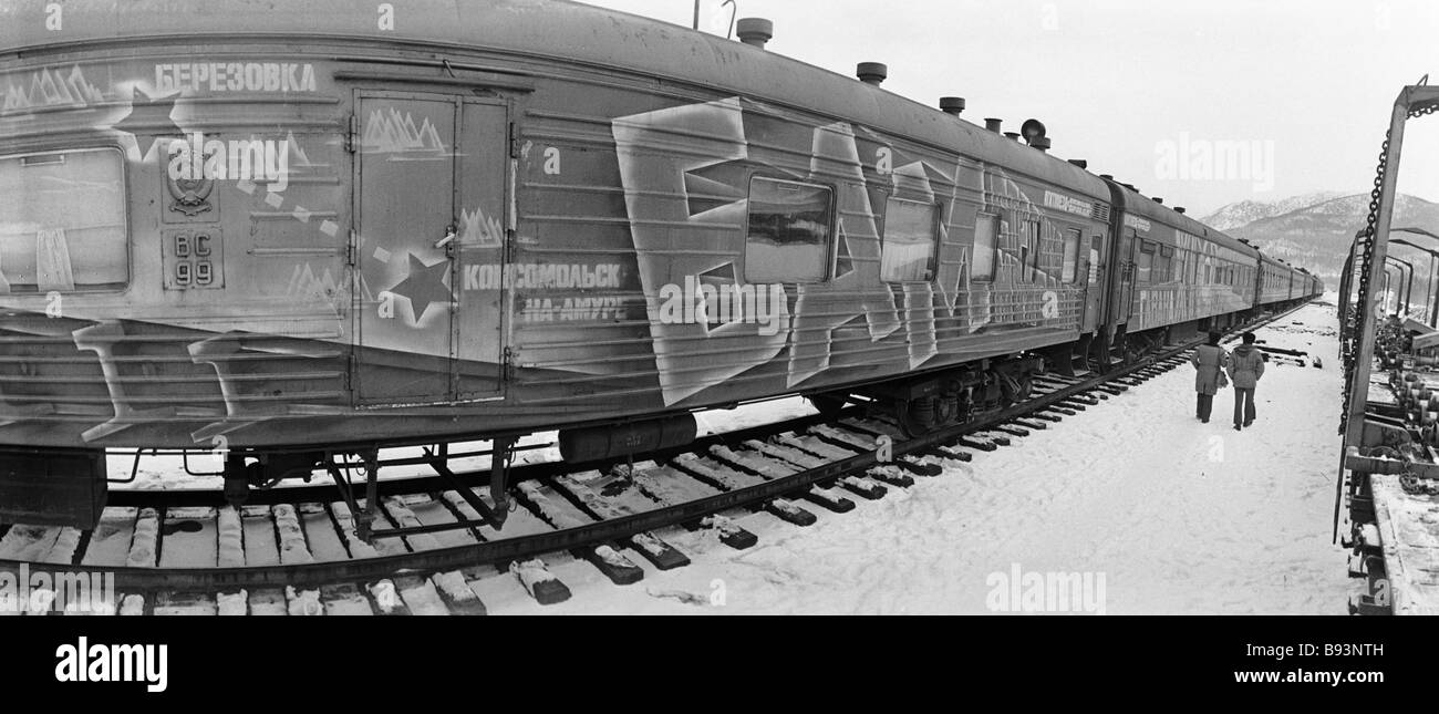 Baikal Amur Train High Resolution Stock Photography and Images - Alamy