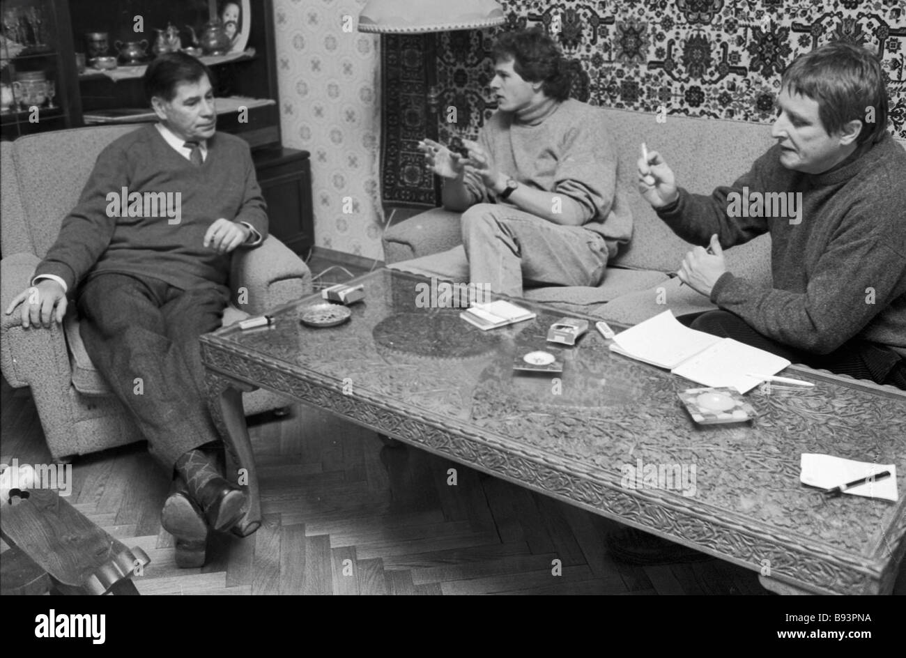 Former Head of the Soviet KGB First Chief Directorate Leonid Shebarshin ...