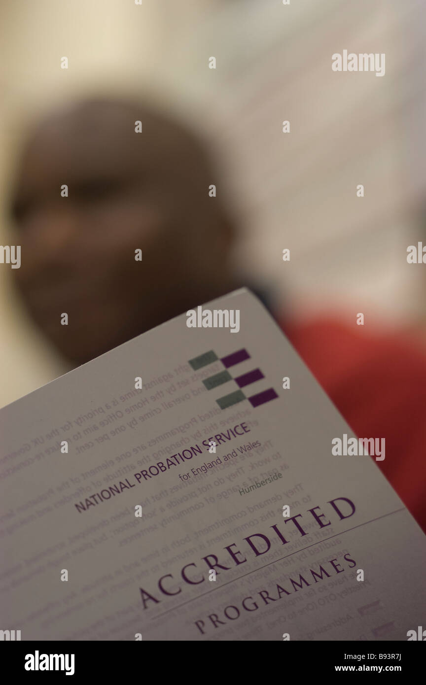 National Probation Service accredited education programmes Stock Photo ...