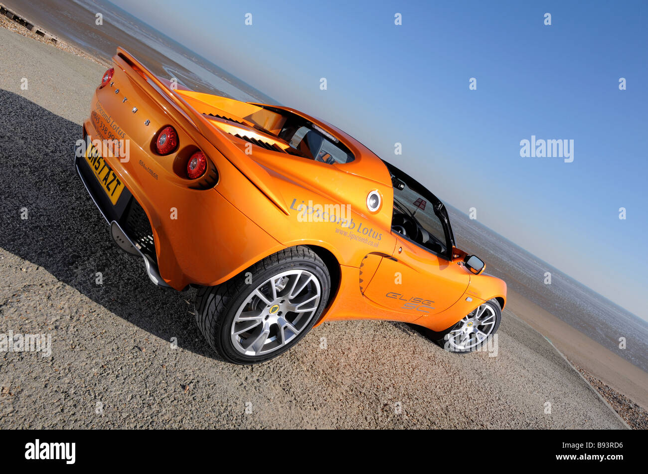 Lotus Elise SC Supercharged mid engine sports car Stock Photo - Alamy
