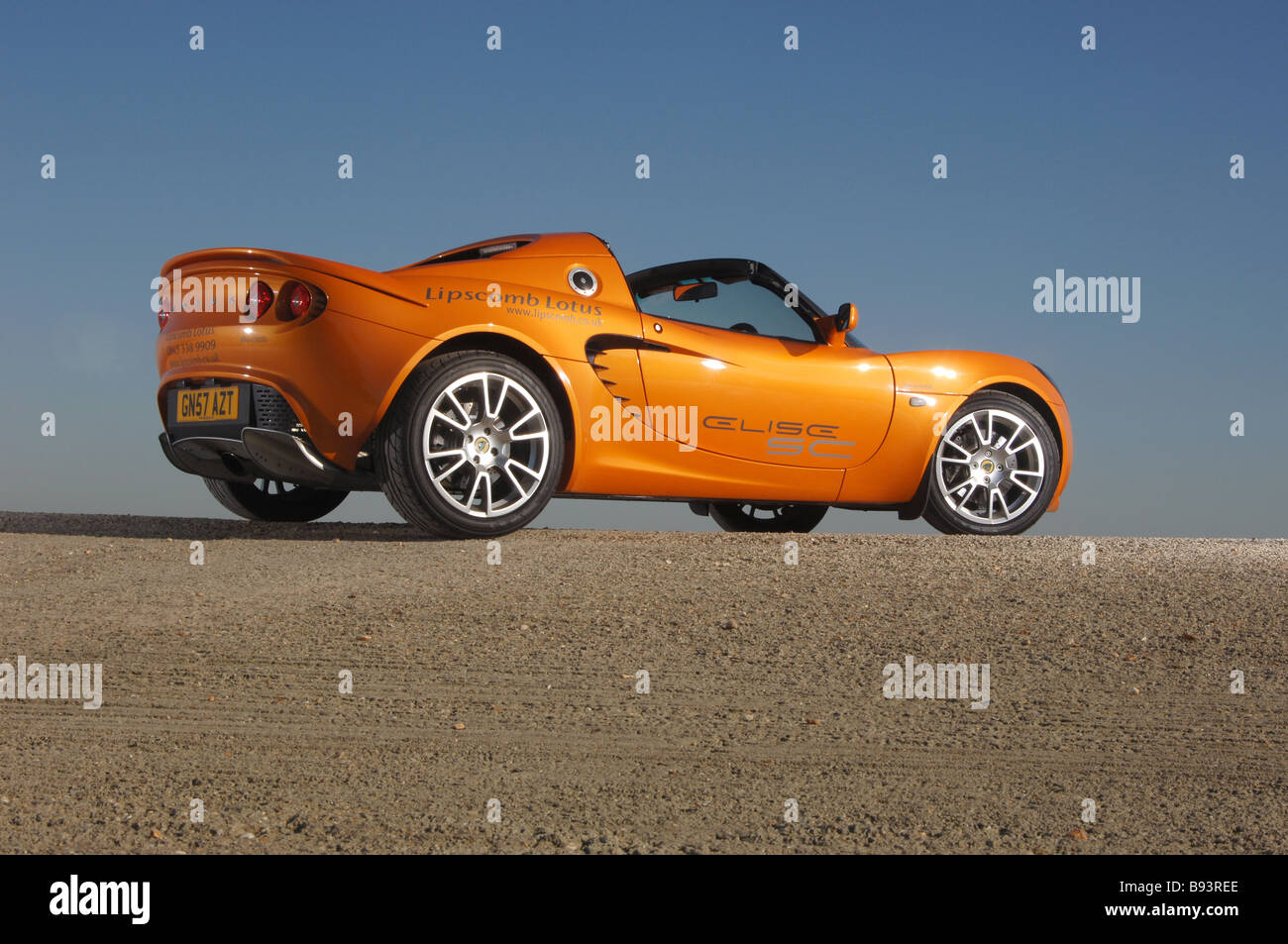 Lotus Elise SC Supercharged mid engine sports car Stock Photo - Alamy